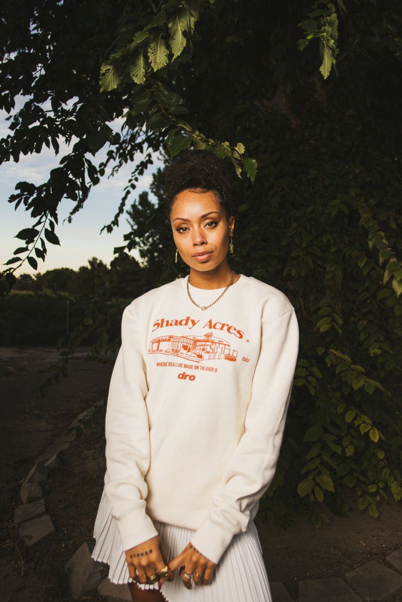 DRO Shady Acres Crew Neck Sweatshirt - Butter CREW-SHADYACRES-ECRU ...