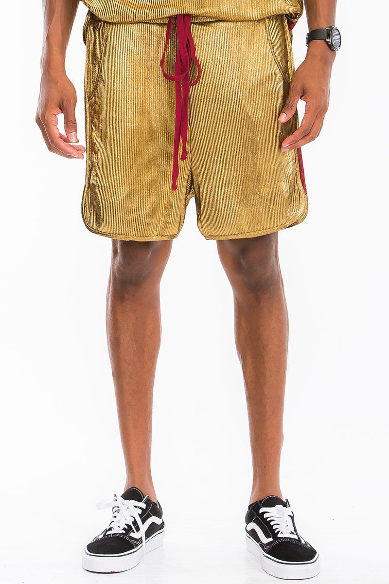 WEIV METALLIC BOXER SHORTS SP407-2-GOLD - Karmaloop
