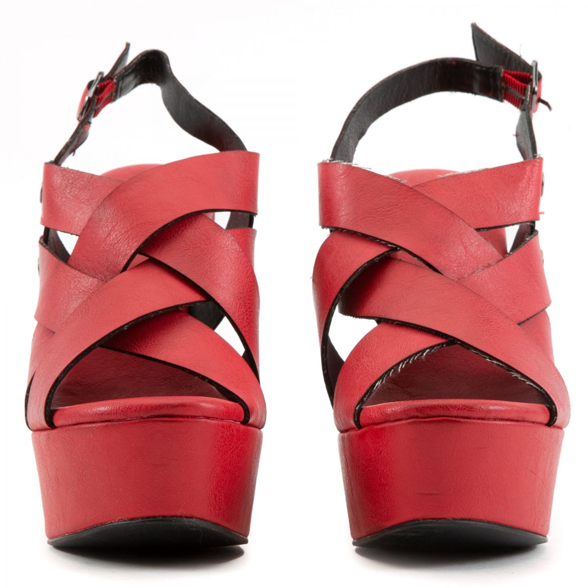 MOJO MOXY Petty Red Wedges PETTY RED - Karmaloop