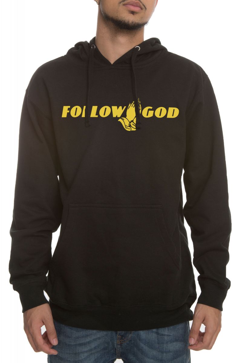 STREET VAULT The Follow God Hoodie in Black SV-FOLLOWGOD-HOOD-BLK ...
