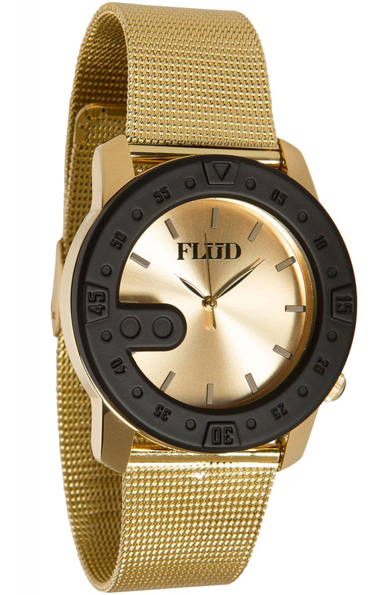 Flud Watches Watch Transfer in Gold and Black
