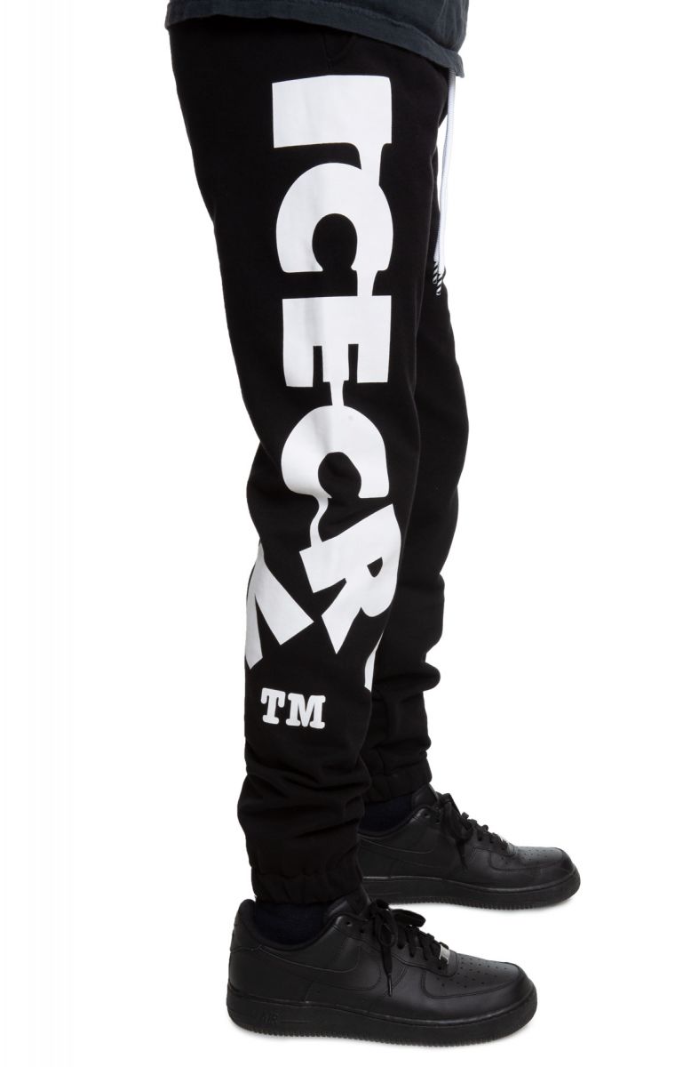 ICE CREAM Drip Sweatpants in Black 401-1104-BLK - Karmaloop