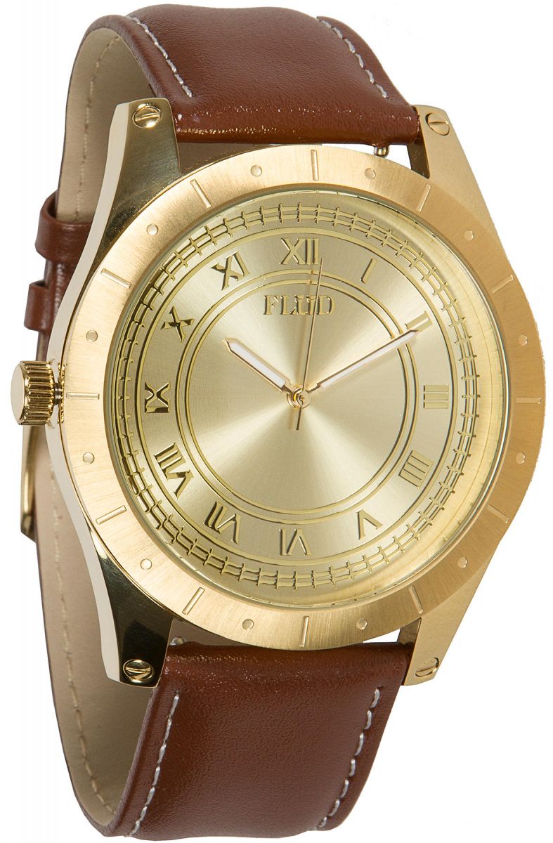 Flud Watches Watch Big Ben with Interchangeable Bands in Gold