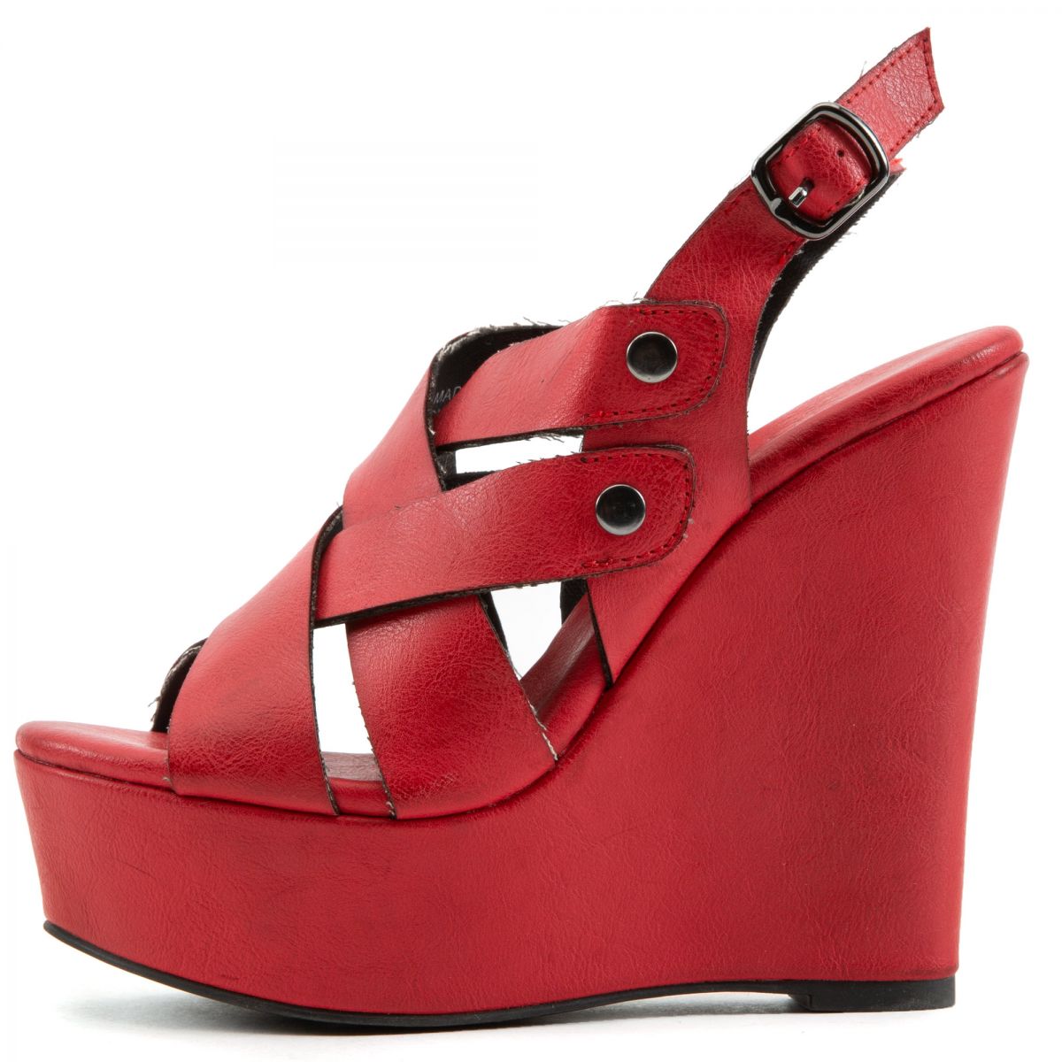 MOJO MOXY Petty Red Wedges PETTY RED - Karmaloop