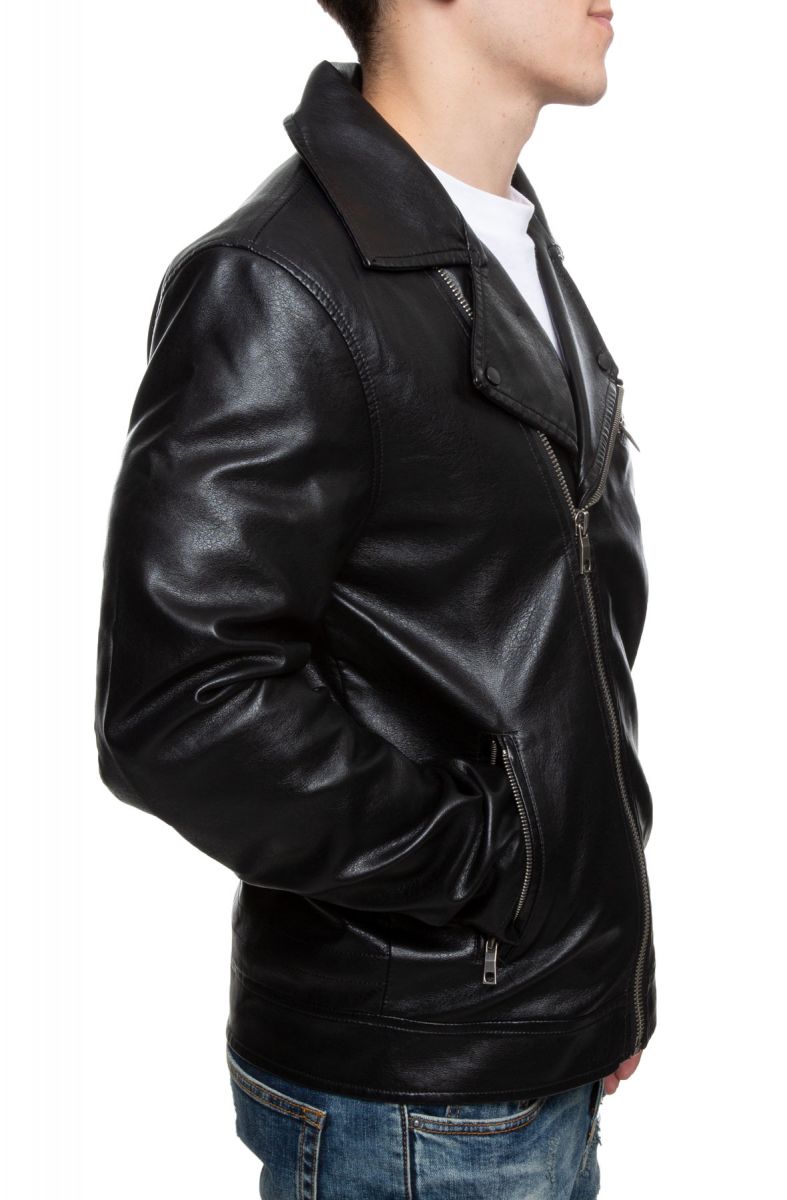 MAISON NOIR Jacob Moto Jacket in Black H0-16 - PLNDR