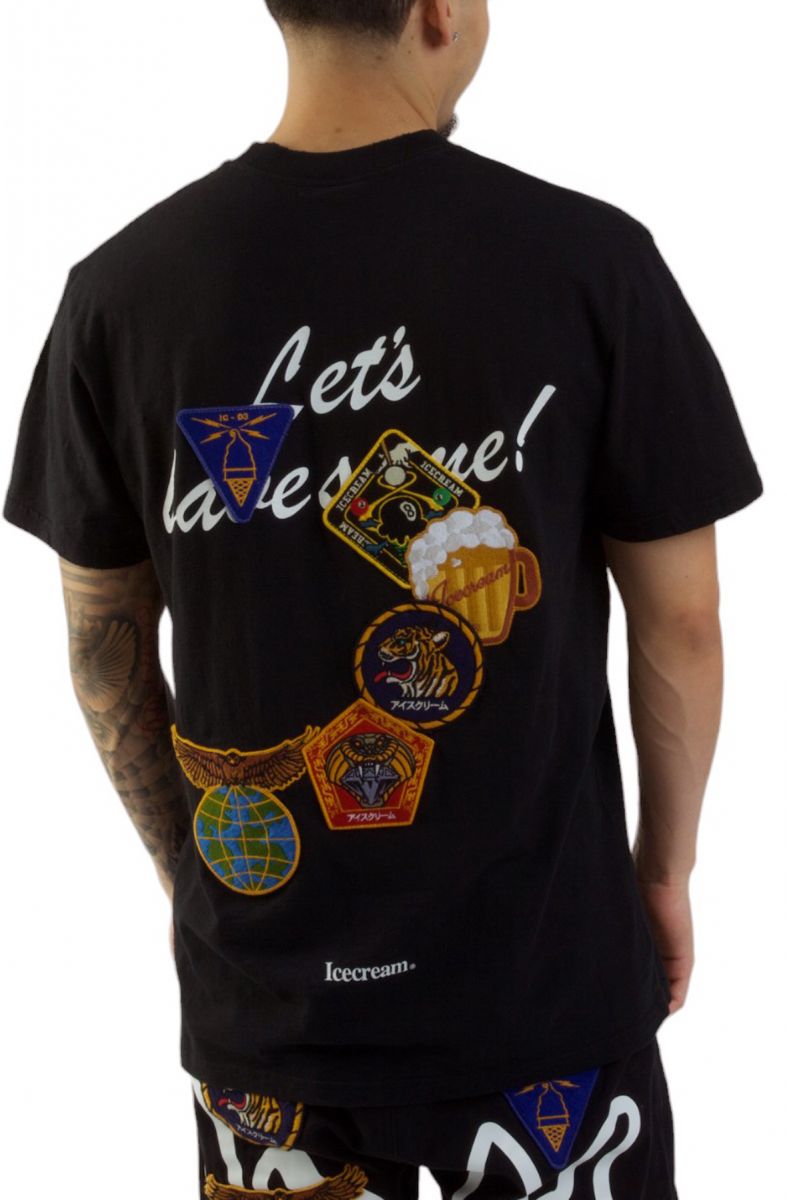 ICE CREAM Patches T-Shirt 441-2301BLK - Karmaloop
