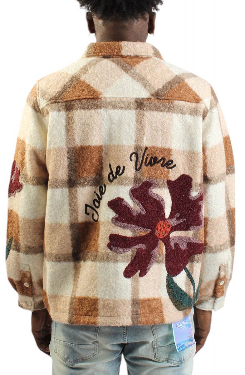 SMOKE RISE Oversized Flannel Shirt EH24776 - Karmaloop