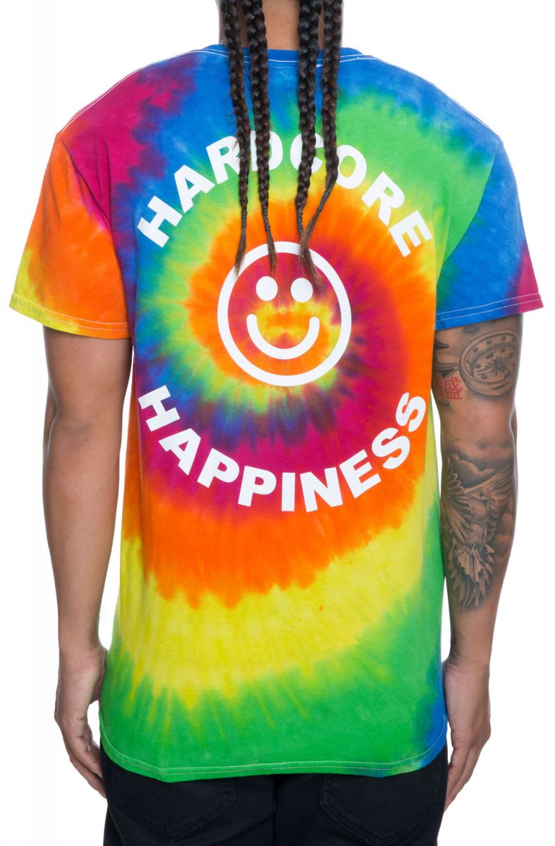BROOKLYN PROJECTS The Happy Tee in Multi Color Tie-Dye BPSS18HAPPY-TD ...