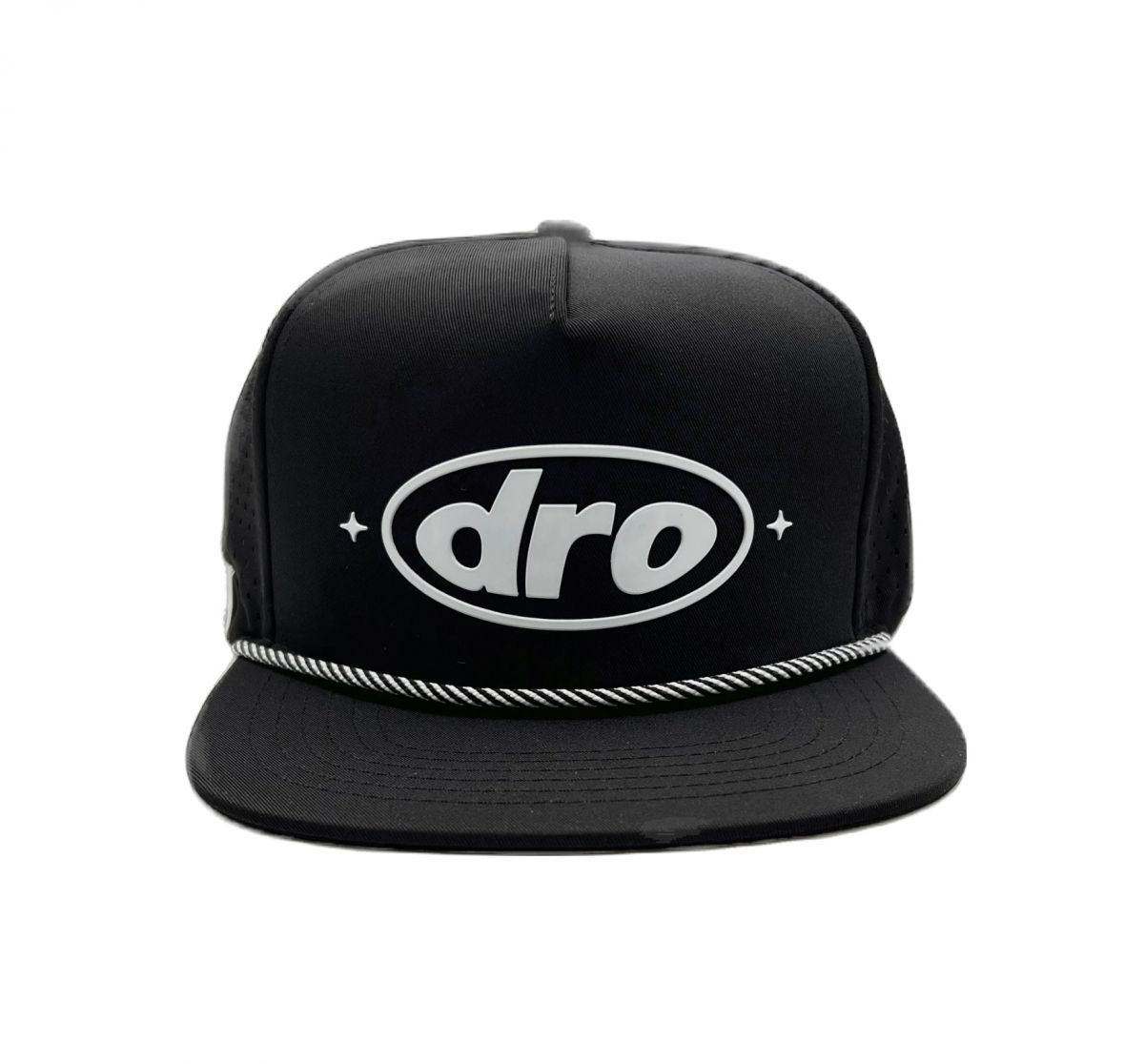 DRO Laser cut premium snapback - Black SNAP-LASERCUT-BLACK - Karmaloop