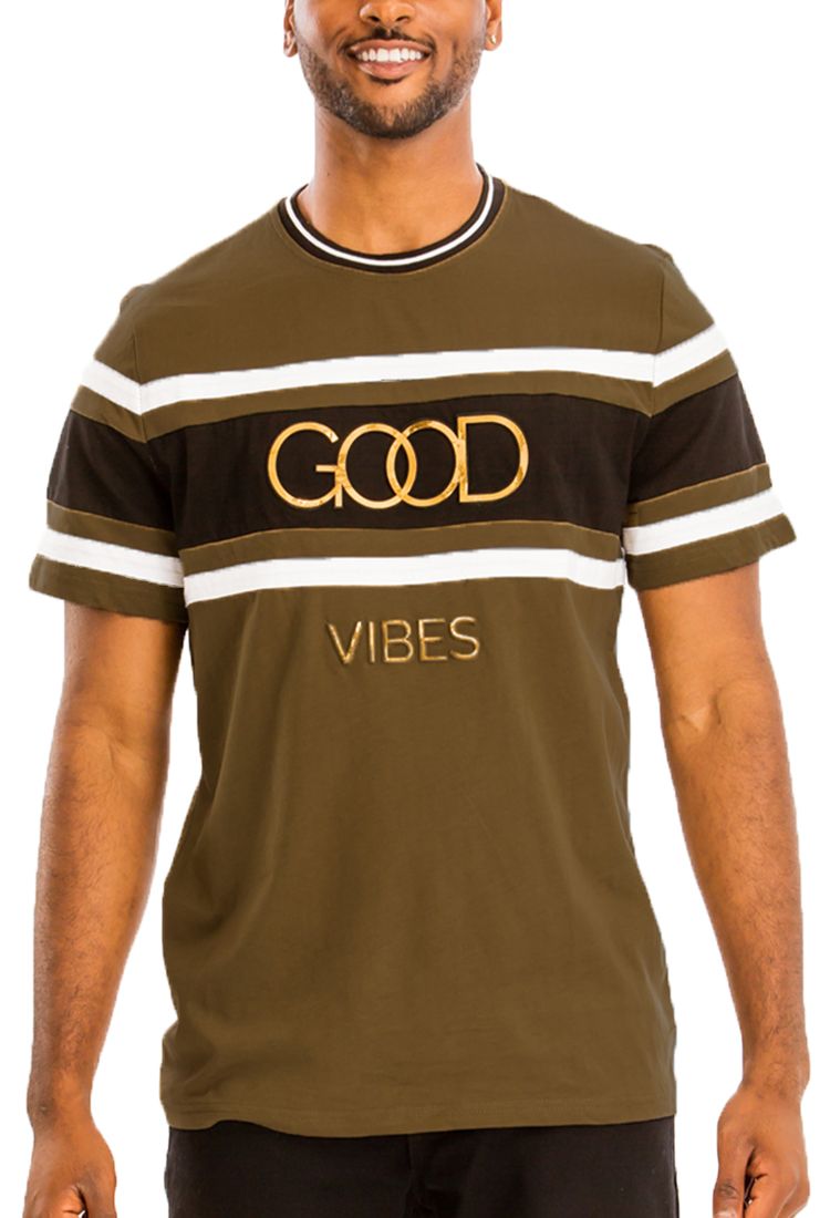 WEIV Good Vibes Tee WT8600-OLV - Karmaloop