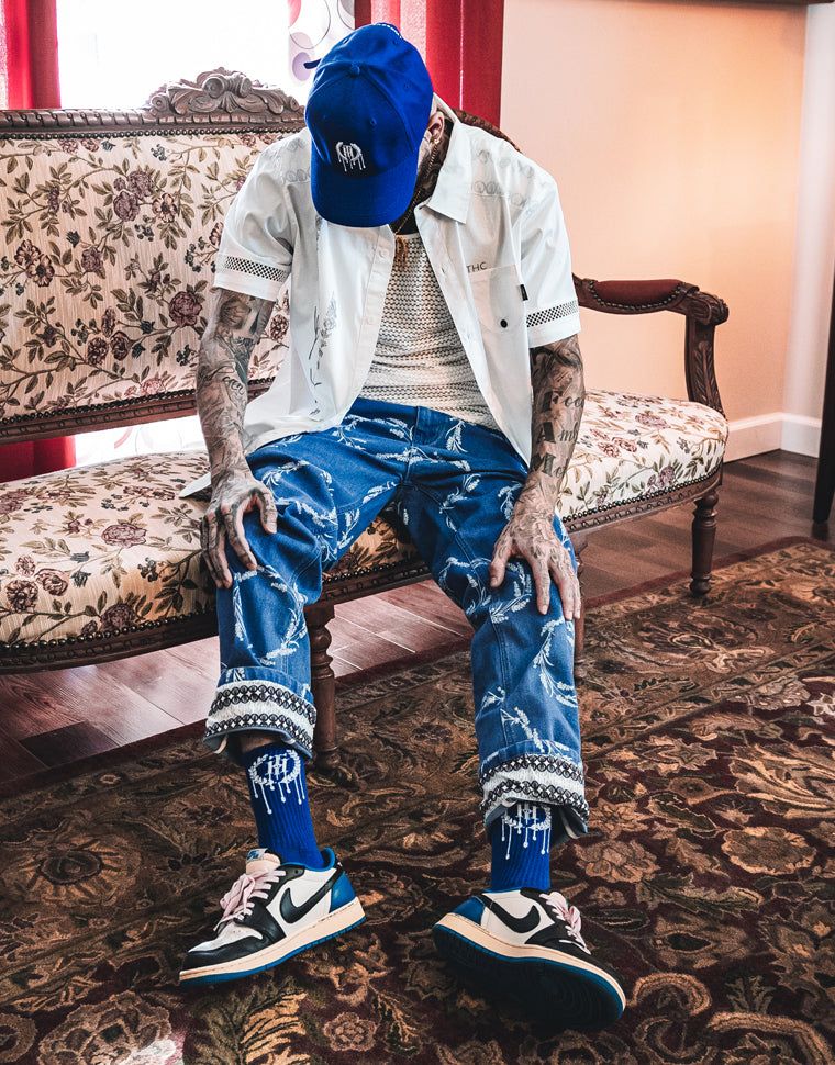 THE HIDEOUT CLOTHING Lavender Mesh Ganzie String Vest HDTCLTHNG-571184 ...