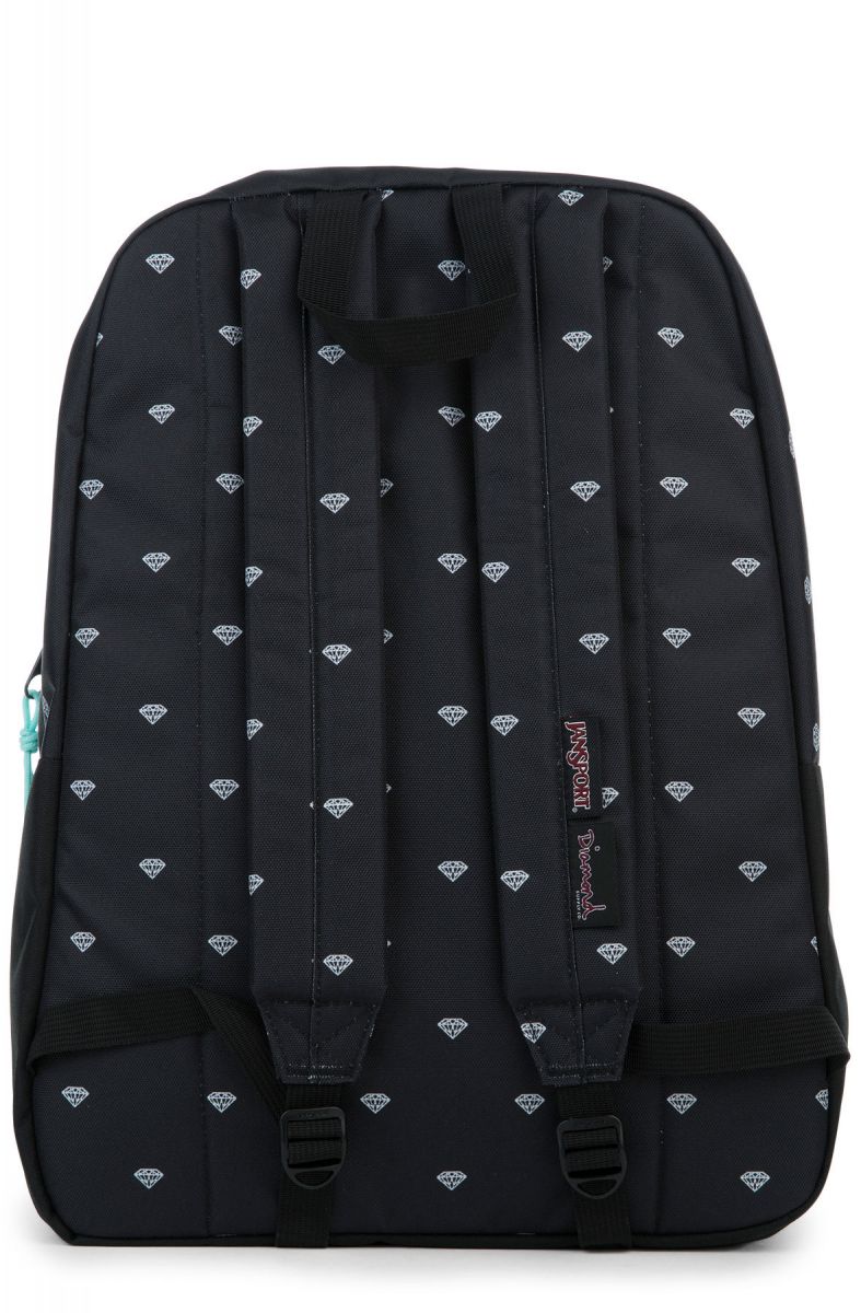 JANSPORT The Jansport x Diamond Supply Co. Right Pack Backpack in Black ...