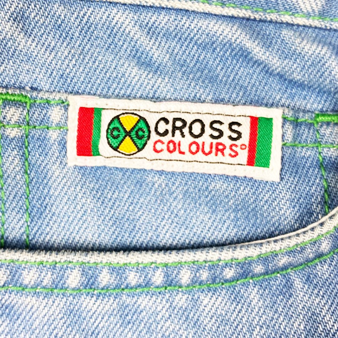 CROSS COLOURS Cuffed Denim Short - Vintage Indigo CRSSCLRS-07922C ...