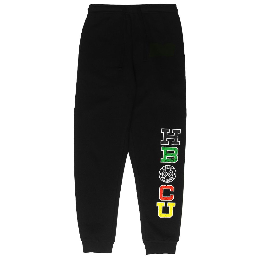 CROSS COLOURS HBCU Power In Unity Jogger- Black H97123PIU-BLK - Karmaloop