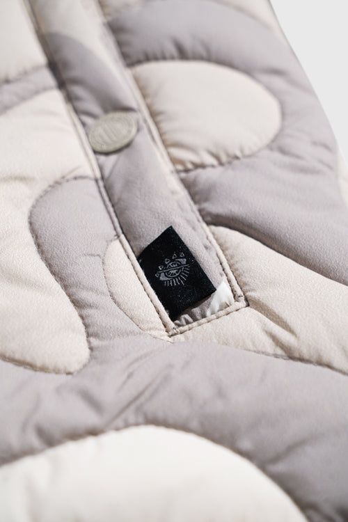 HIDEOUT Camouflage Shearling Puffer Jacket THC-CA-SS-CREAM - Karmaloop