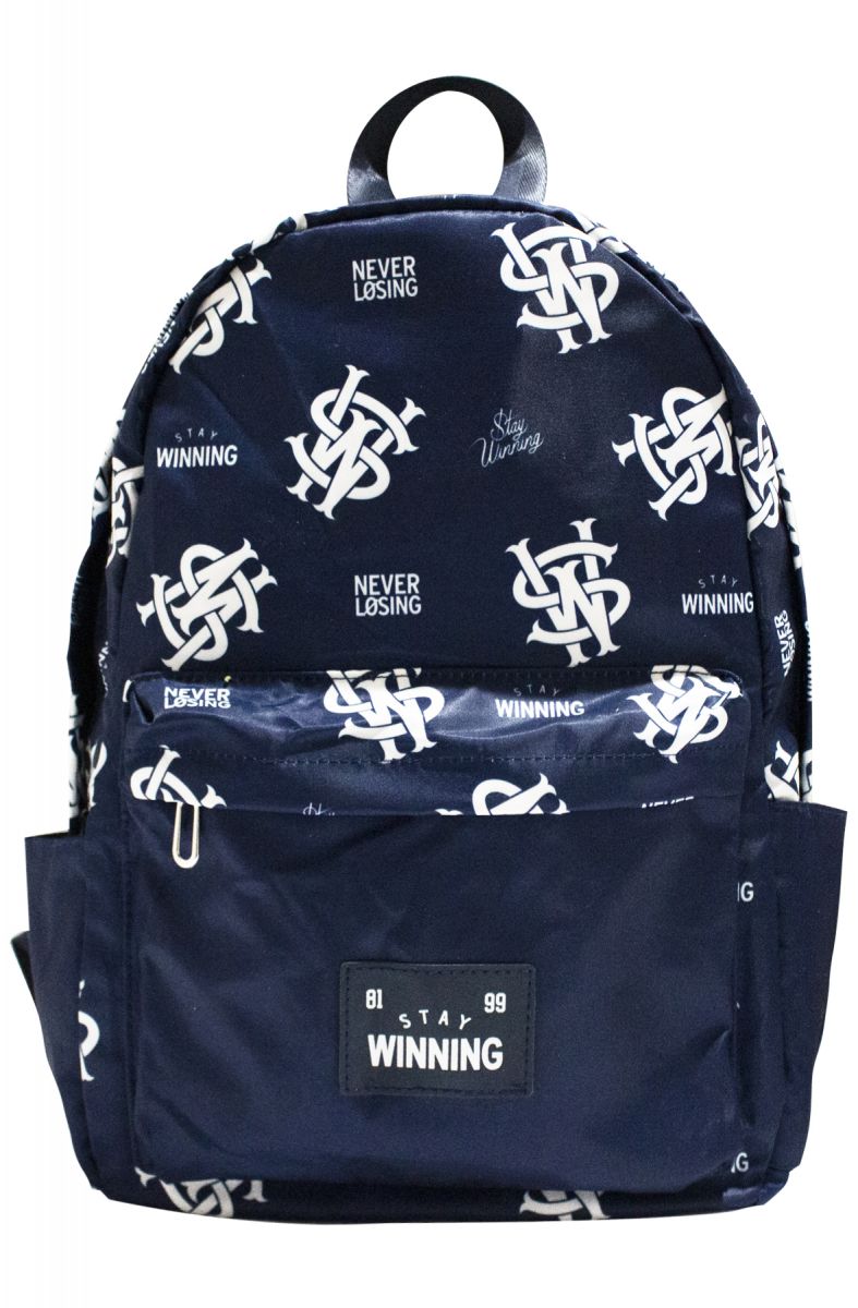 STAY WINNING Blue Backpack SW-0308 - Karmaloop