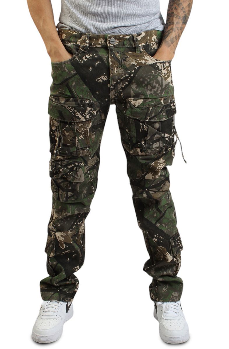 SMOKE RISE Camo Multi Cargo JP24529SK-TREE - Karmaloop