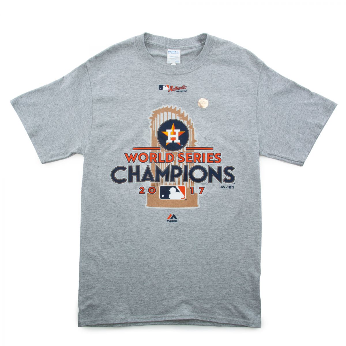 MAJESTIC Astros Locker Room Tee 952M-0103-HUZ-LYH - Karmaloop