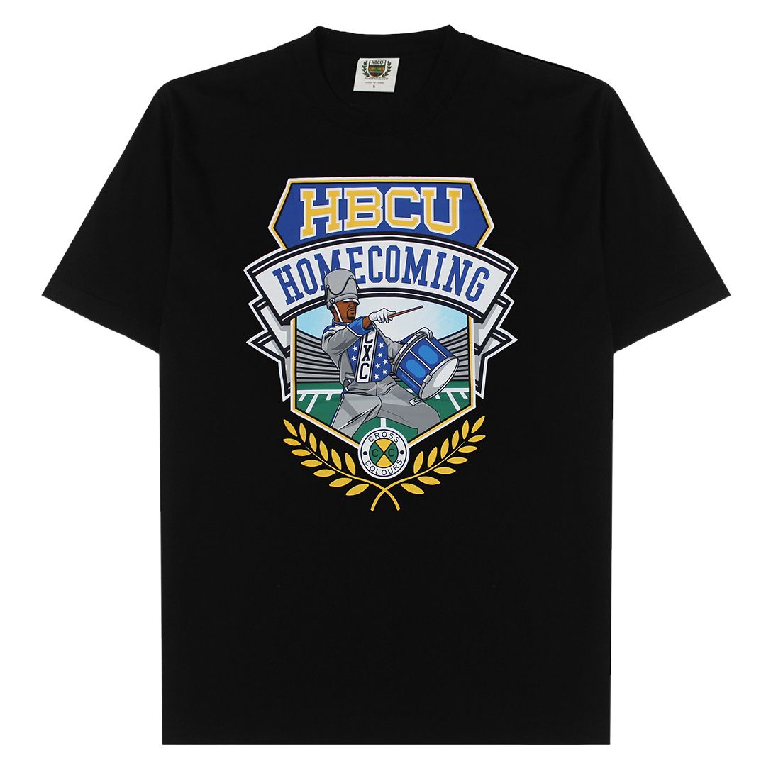 CROSS COLOURS X HBCU Drum Major T-Shirt - BLK H10017HME-BLK - Karmaloop