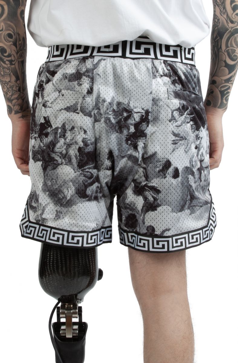 FBRK Renaissance Mesh Shorts 931-912GREY - Karmaloop