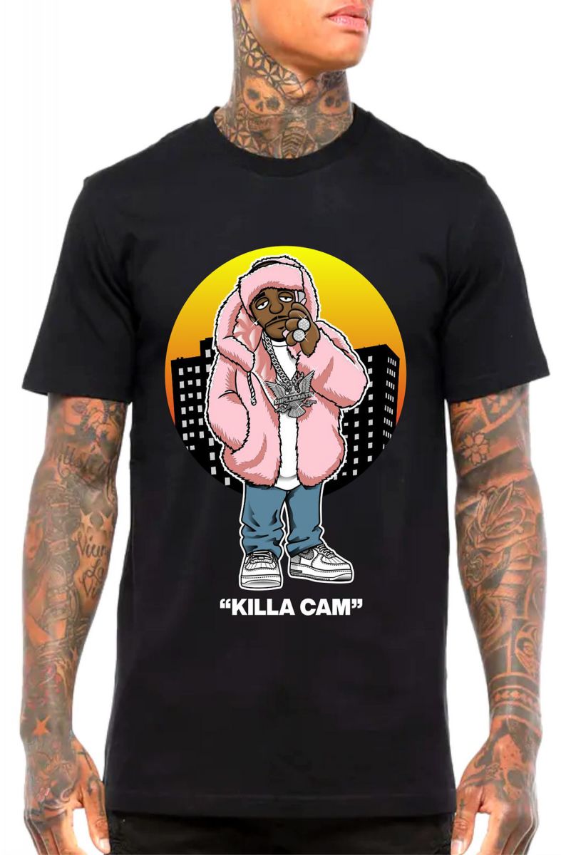 CULTURE KILLA CAM MUPPETS SHIRT IN BLACK KILLA_CAM_MUPPETS_BLK - Karmaloop
