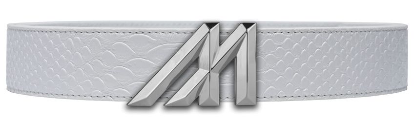 MINT Mint Anaconda Belt ANACONDA-BELT-WHITE-GEMPLATINUM - Karmaloop