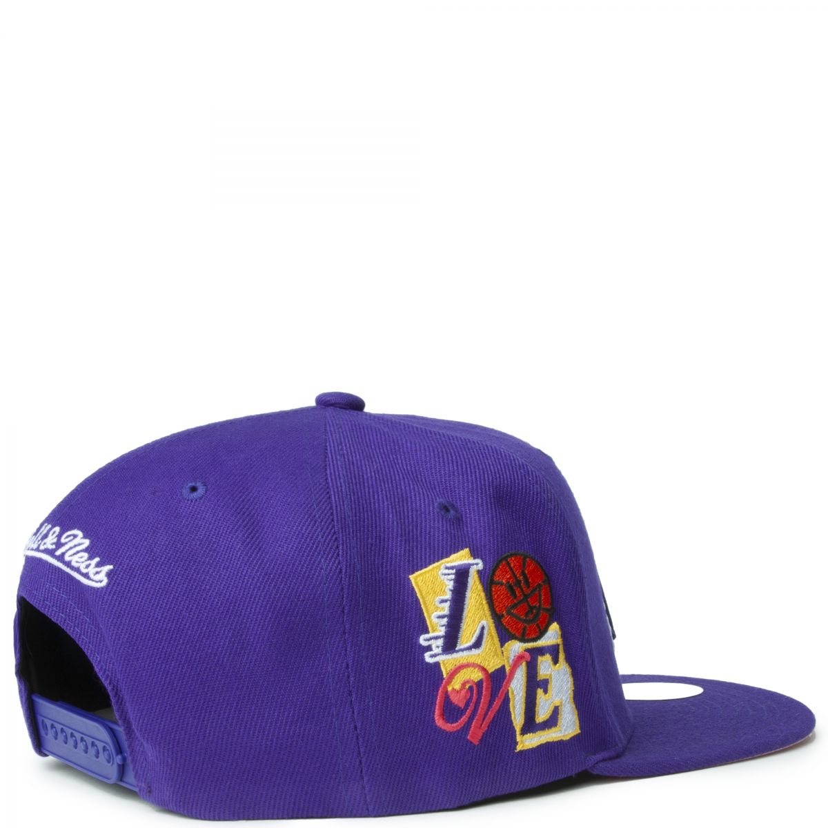 MITCHELL & NESS Los Angeles Lakers Snapback 6HSSSH21228-LALPURP - Karmaloop