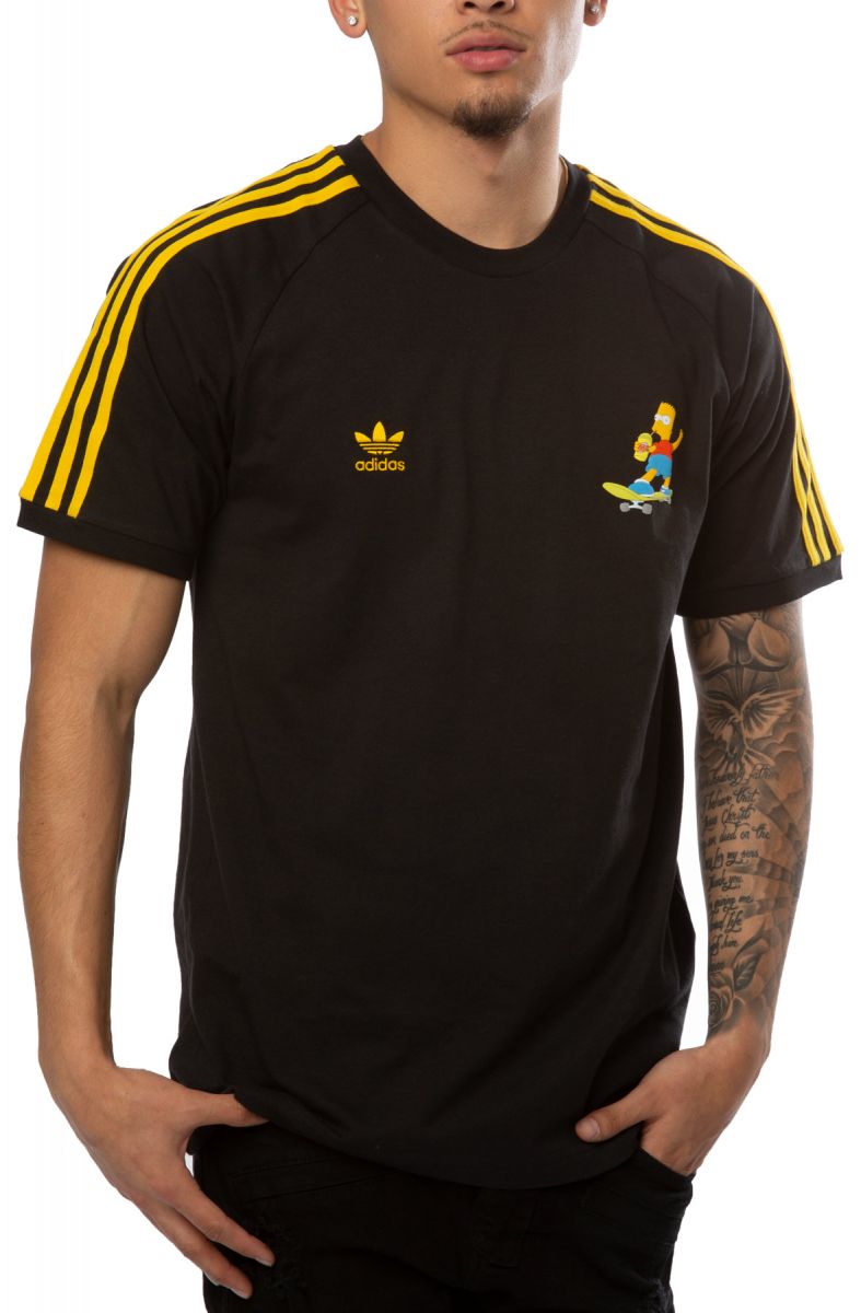 ADIDAS Simpsons Stripe Tee HA5815 - Karmaloop