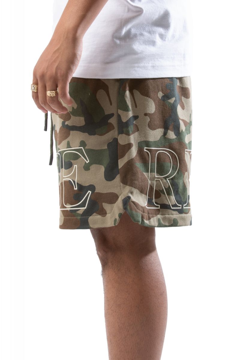 TRUE RELIGION Camo Fleece Basketball Shorts 105384-9602 - Karmaloop