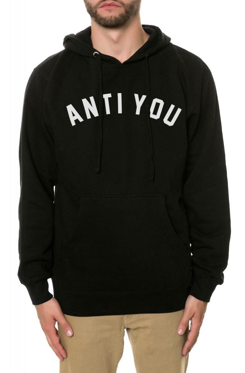 FRESH TALENT The Anti You Hoodie in Black FT-SV-ANTIYOU-HOOD-BLK ...