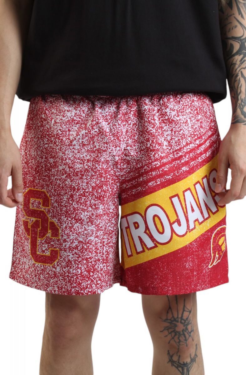 MITCHELL & NESS NCAA USC Playmaker Woven Shorts BT11758-USCMULT - Karmaloop