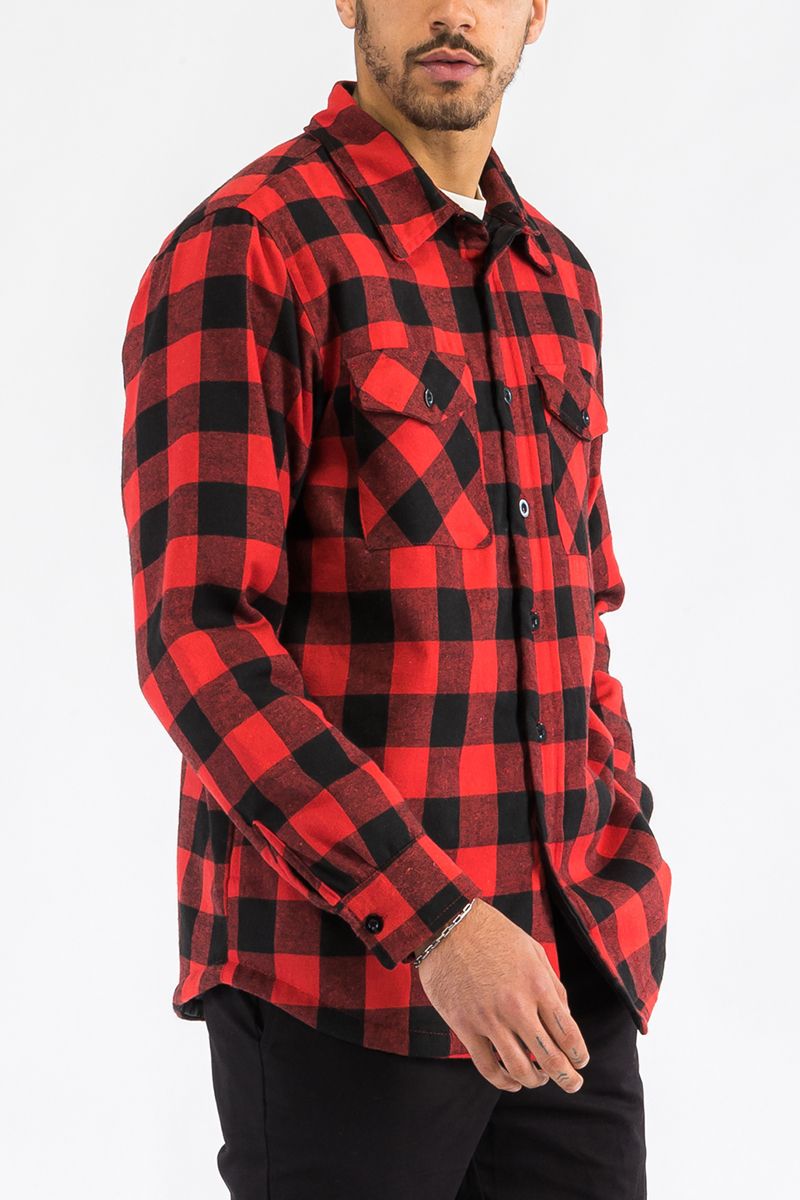 WEIV Quilted Flannel 3.1 FL301-REDBLACK - Karmaloop