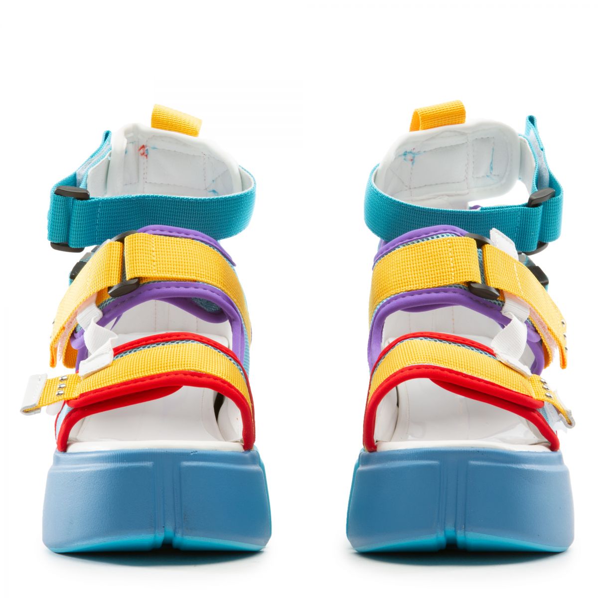 ANTHONY WANG Cranberry-02 Platform Sandals CRANBERRY-02-MLT - Karmaloop