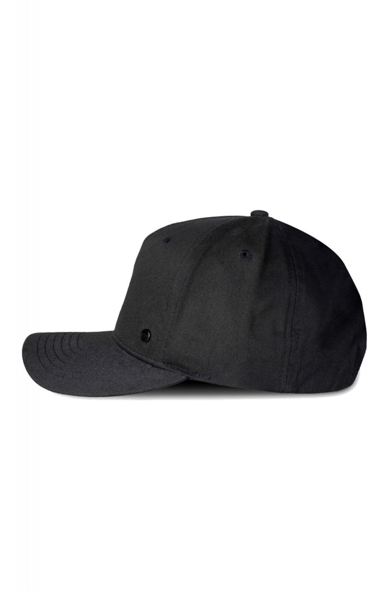 KING APPAREL Primary Curved Peak Cap Onyx Black AW23-PCB-OS - Karmaloop