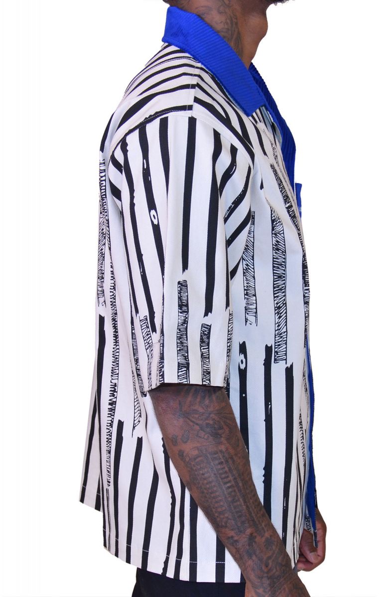THE HIDEOUT CLOTHING Dancing or Rioting SS Shirt (Riot Blue) SP20 ...
