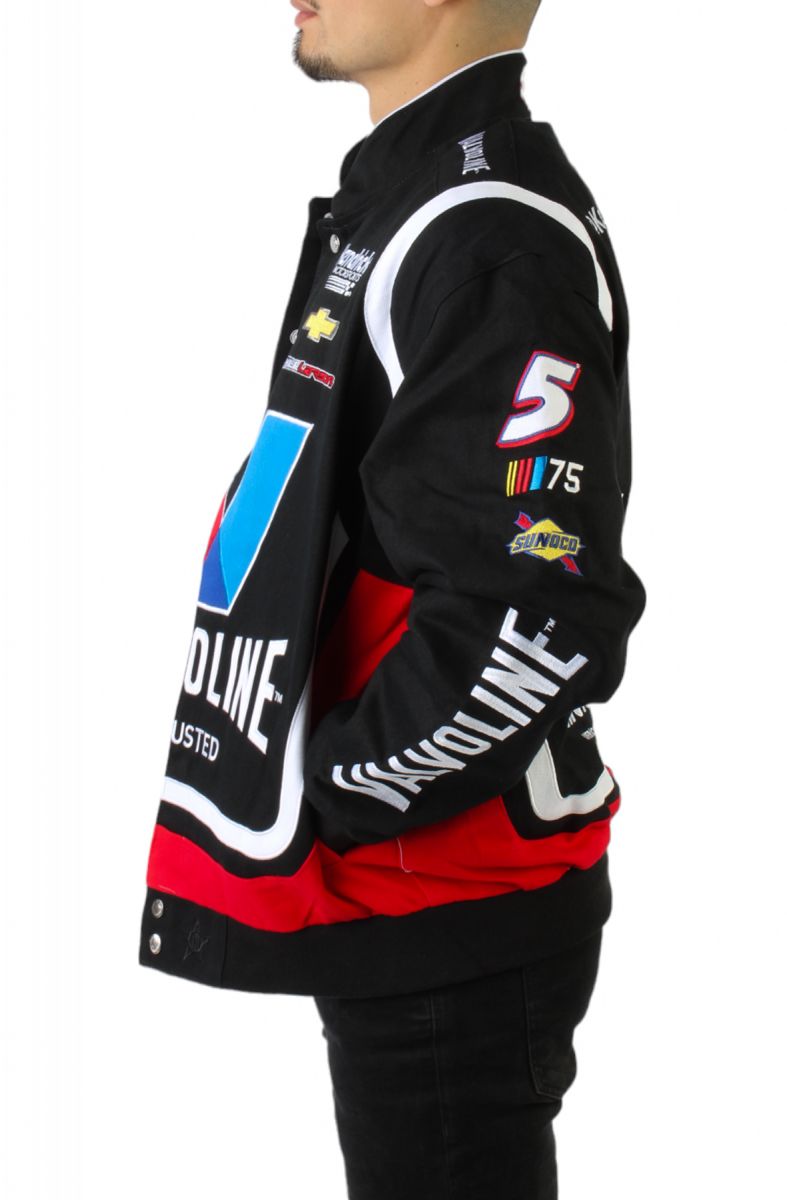 JH DESIGN Valvoline Racing Jacket KLO303VA23-BLK-RED - Karmaloop