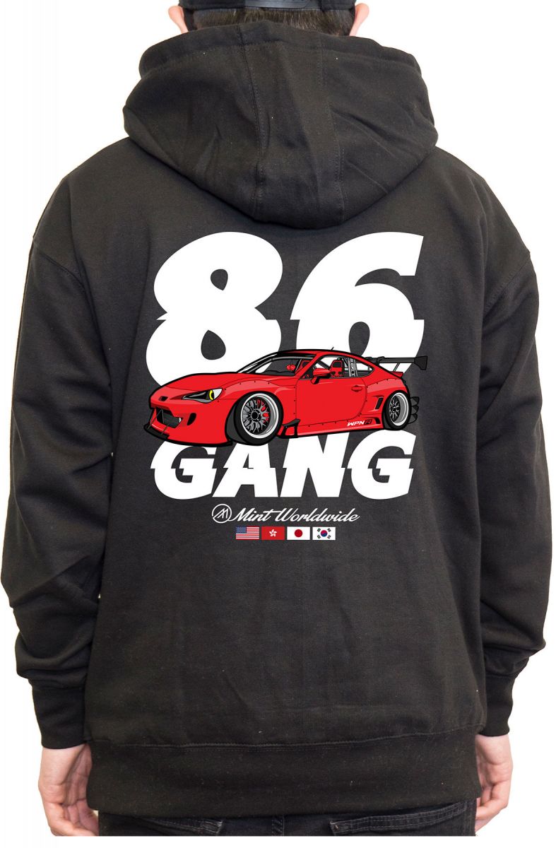 MINT Mint 86 Gang Hoodie - Black MH86-BK - Karmaloop