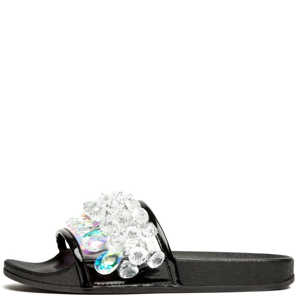 CAPE ROBBIN Cape Robbin Moira-63 Black Slides Black MOIRA-63/BLACK - PLNDR