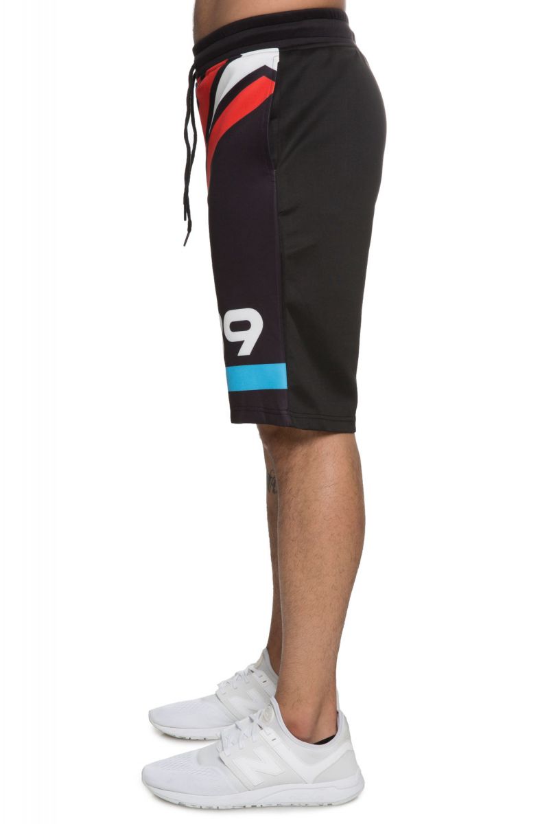 BLACK PYRAMID The Color Pyramid 89 Shorts in Black Y3161274-BLK - PLNDR