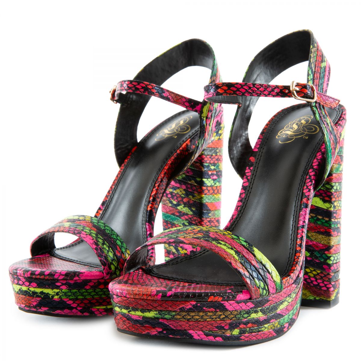 LILIANAS SHOES Gilly-18 Platform High Heels GILLY-18-MULSNK - Karmaloop