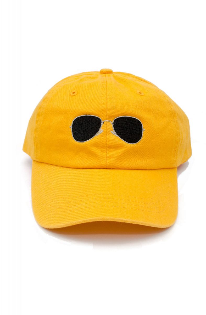 SPOILED PEASANTS Shades Dad Hat in Yellow TG22-31-15 - Karmaloop