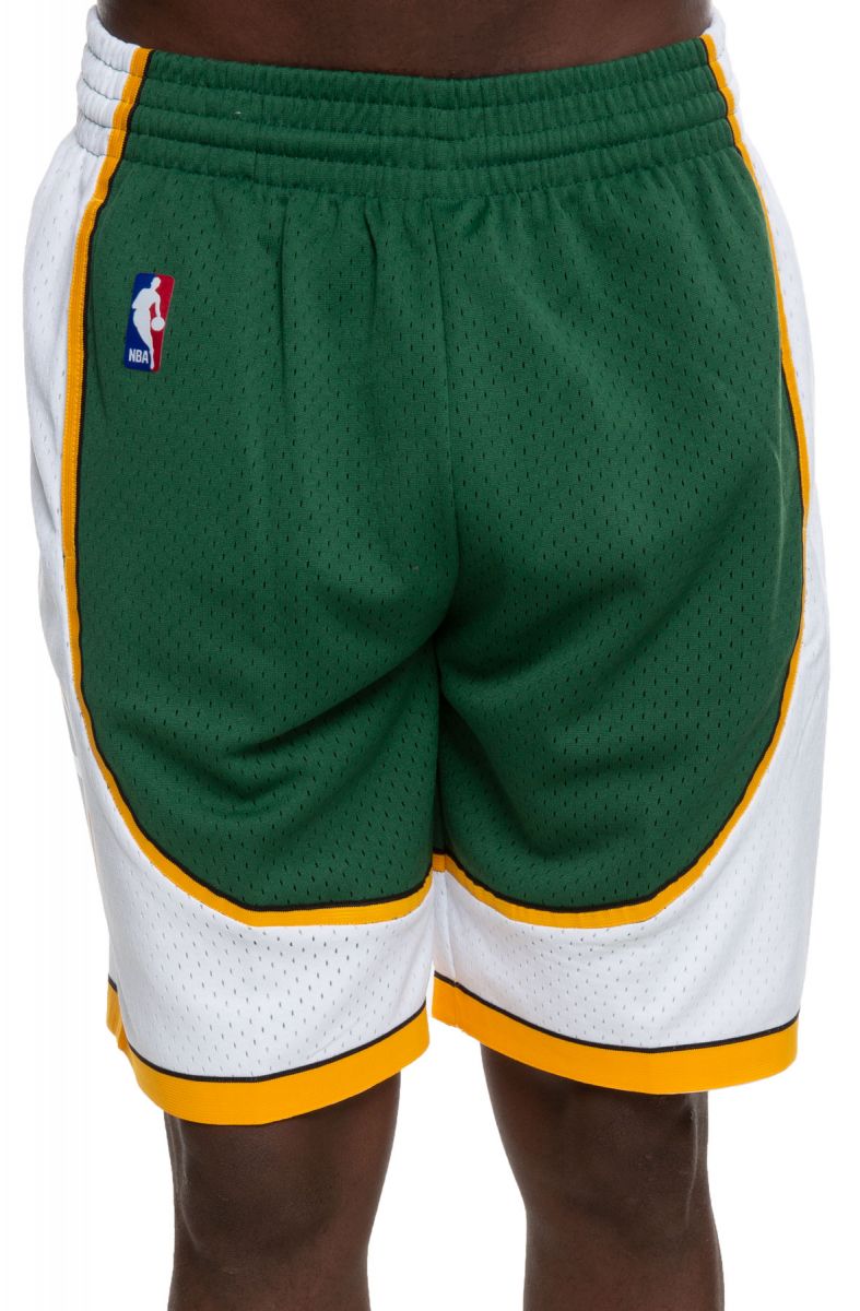 MITCHELL & NESS Seattle SuperSonics Swingman Shorts SMSHGS18254 ...