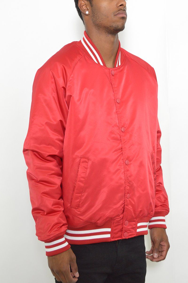 WEIV Varsity Windbreaker BJ187-RED - Karmaloop