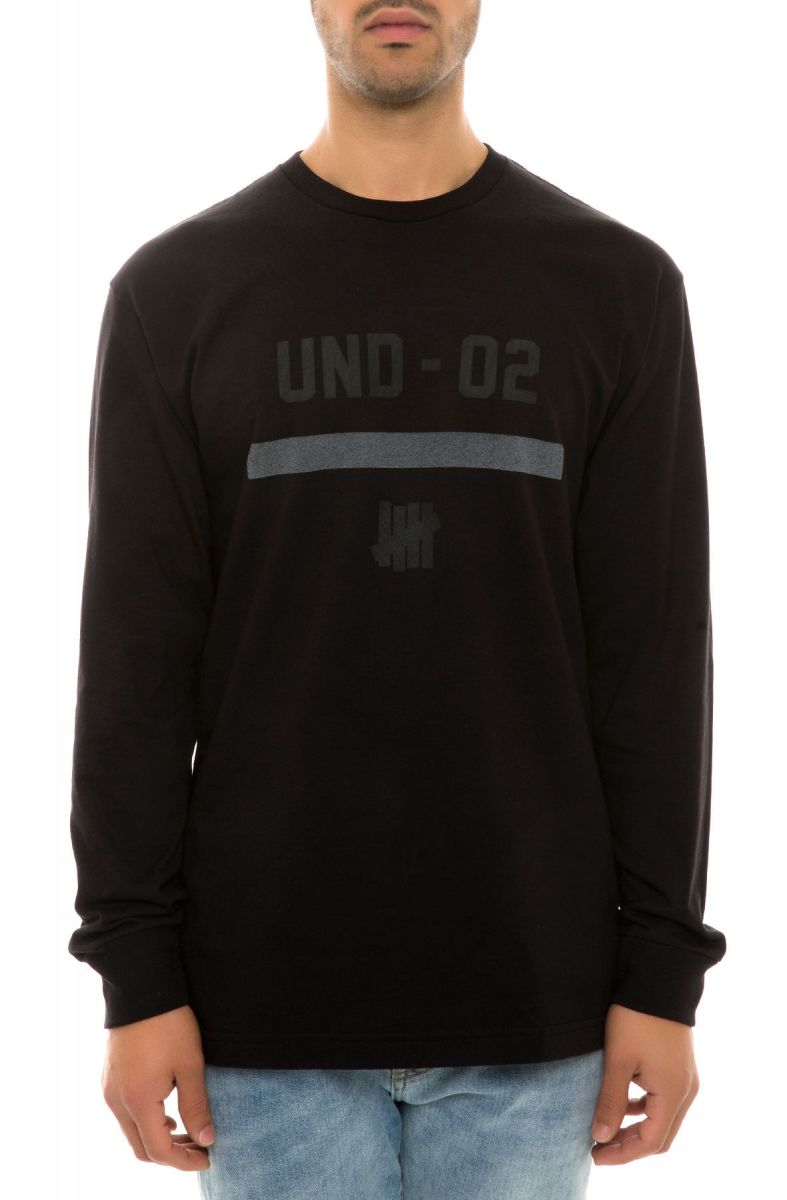 UNDFTD Tee Bars LS Black