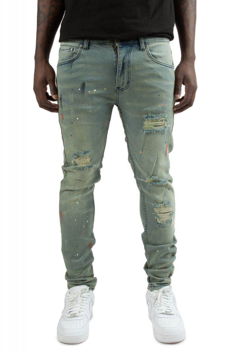 RUNAWAY LOS ANGELES Starr Slate Grey Ripped Jeans RNWY-PP4 - Karmaloop