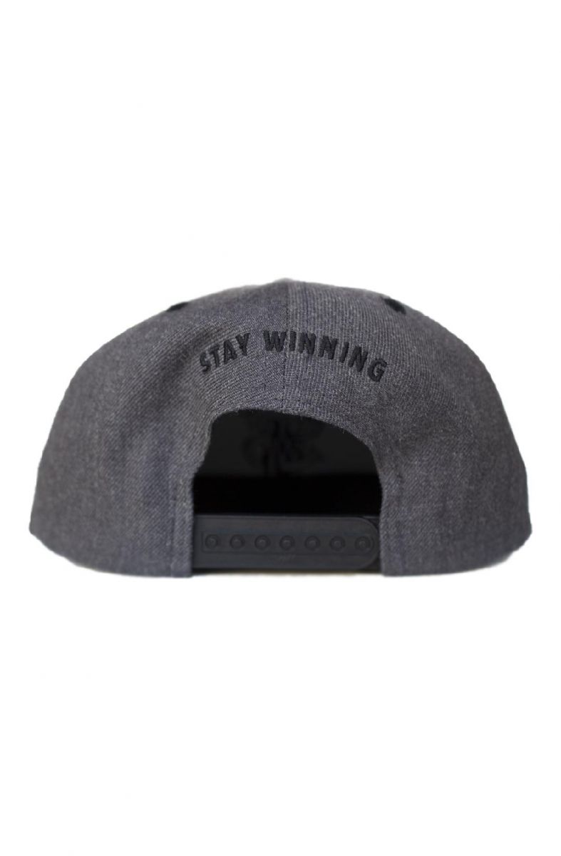 STAY WINNING SW Grey/Black Snap Back Hat SW-0279 - Karmaloop