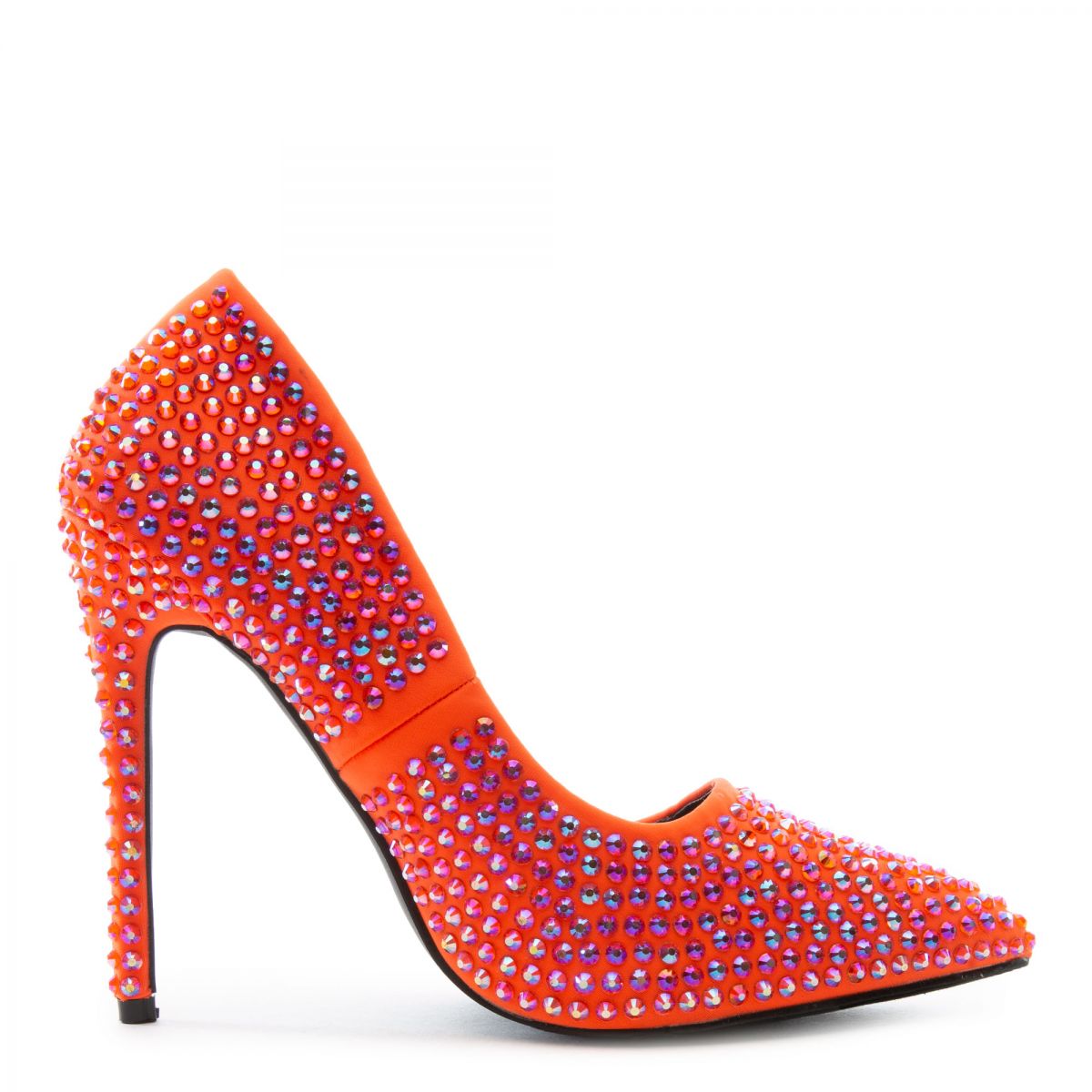 LILIANAS SHOES Parish-1 Pointy Pumps w/ Stones PARISH-1-ORANGE - Karmaloop