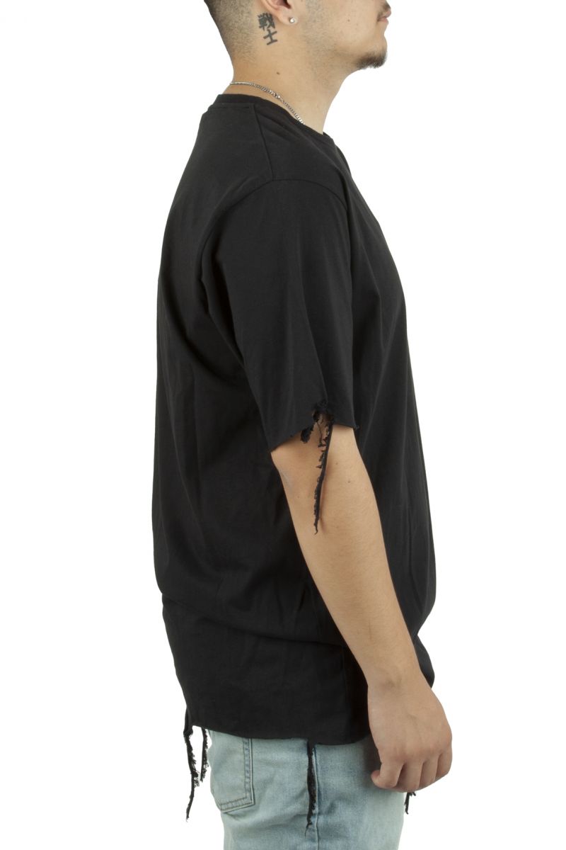 BLACK SCALE Destroyed Tee SU16-SK091 - Karmaloop