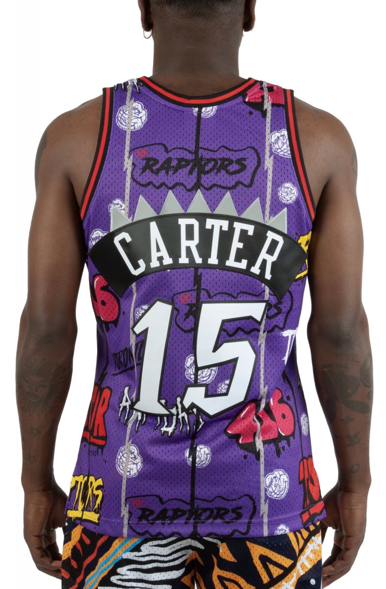 MITCHELL & NESS NBA Slap Sticker Raptors Swingman Jersey TFSM4768 ...