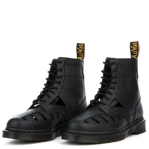 DR. MARTENS Women's 1460 Cut Out Black Venice Boots R21876001 - Karmaloop